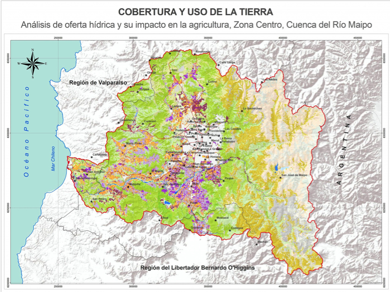 El 14,1% de los suelos en la cuenca del río Maipo corresponde a ...