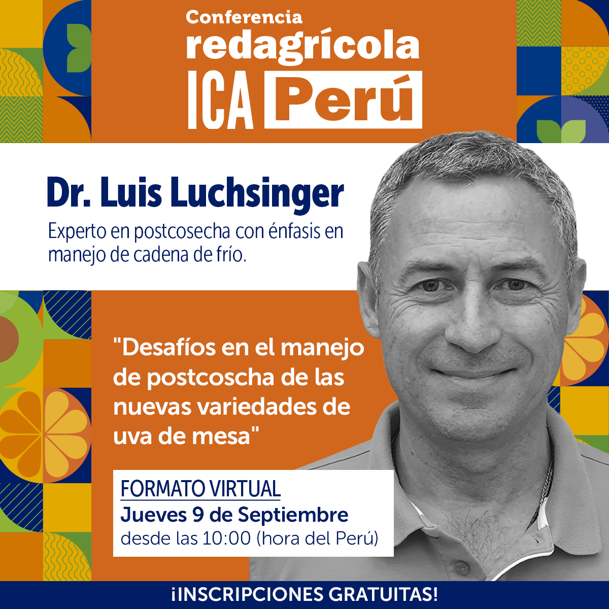 Dr. Luis Luchsinger expondrá en Conferencia Ica sobre manejo de ...